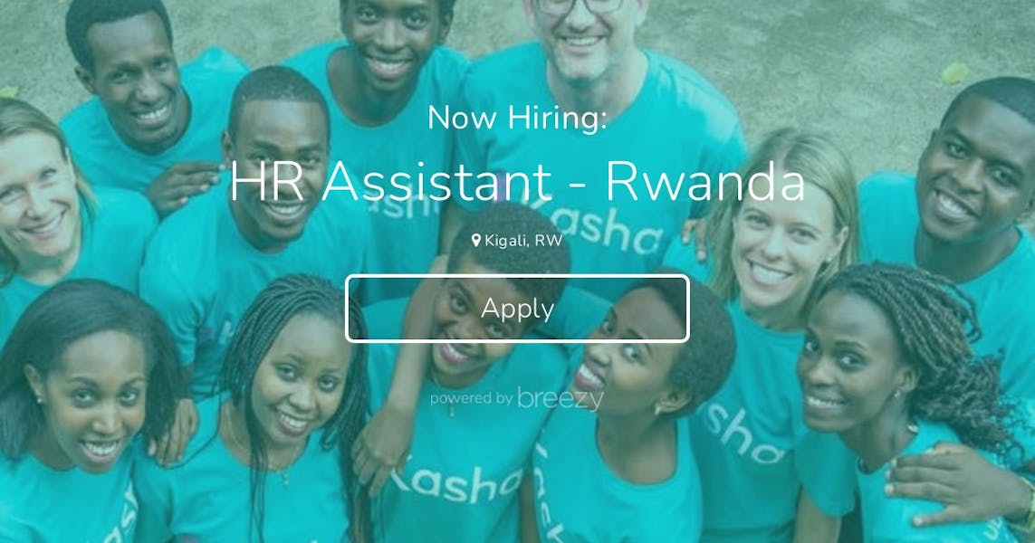 HR Assistant - Rwanda at Kasha