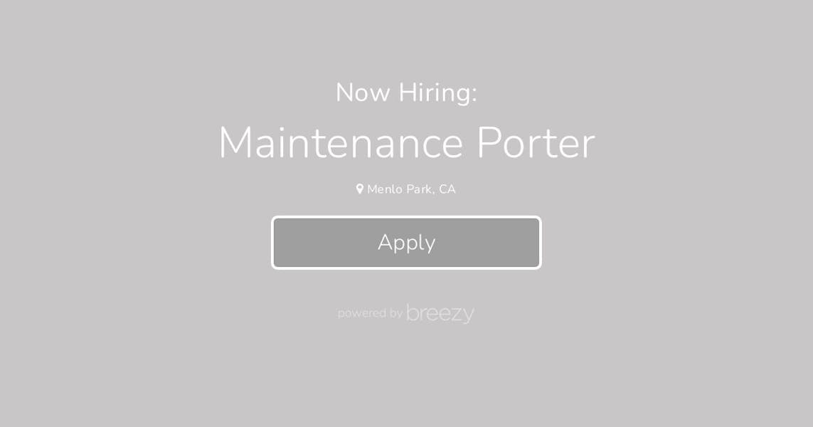 Maintenance Porter at Sentral