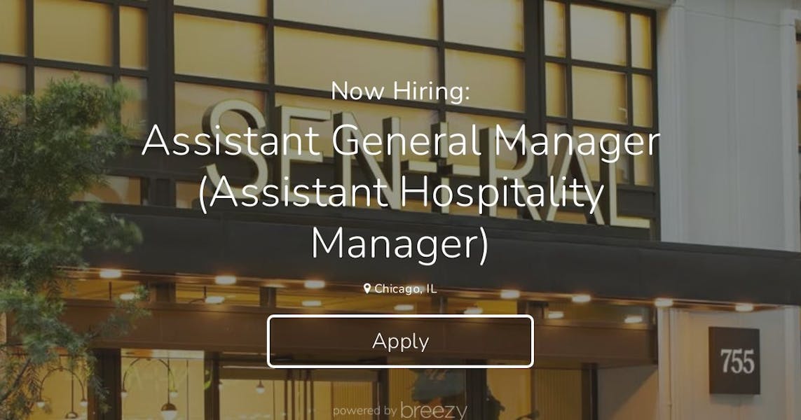 Assistant General Manager (Assistant Hospitality Manager) at Sentral