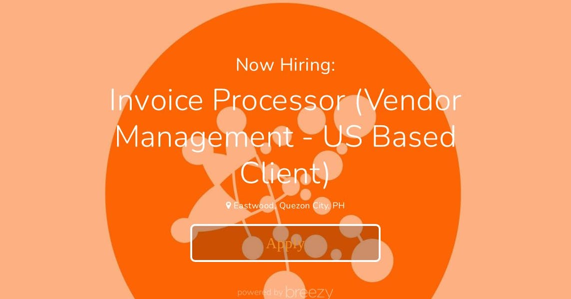 Invoice Processor Vendor Management Us Based Client At Intelassist 