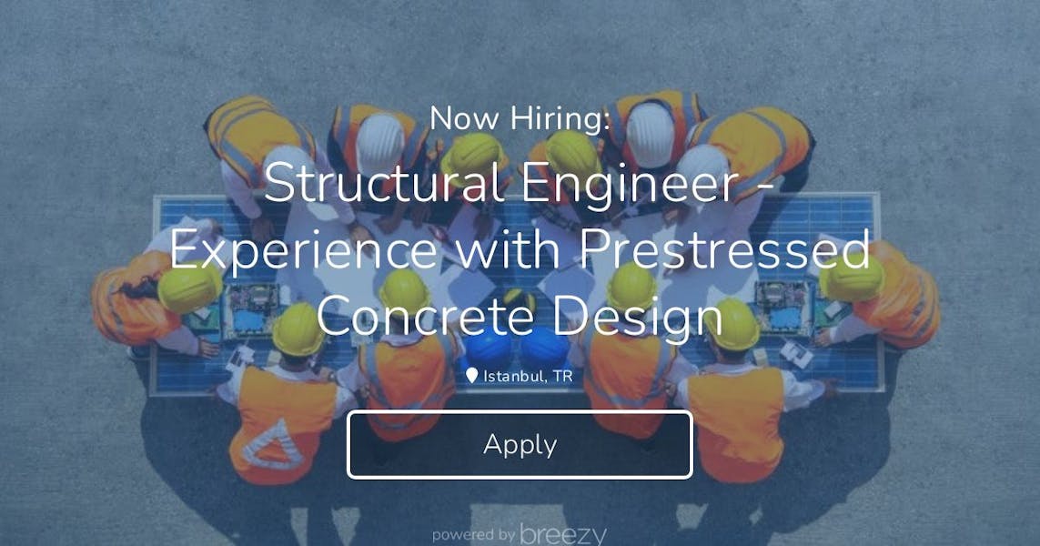 Structural Engineer - Experience with Prestressed Concrete Design at ...