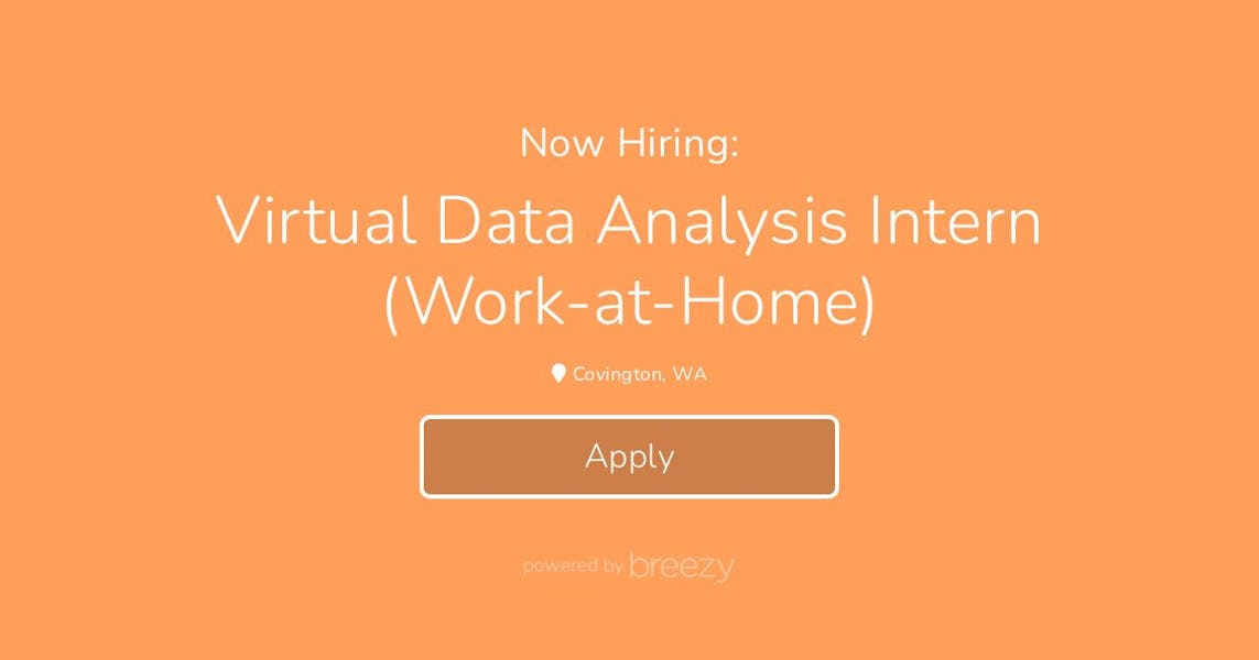 Virtual Data Analysis Intern Work At Home At Focusgrouppanel