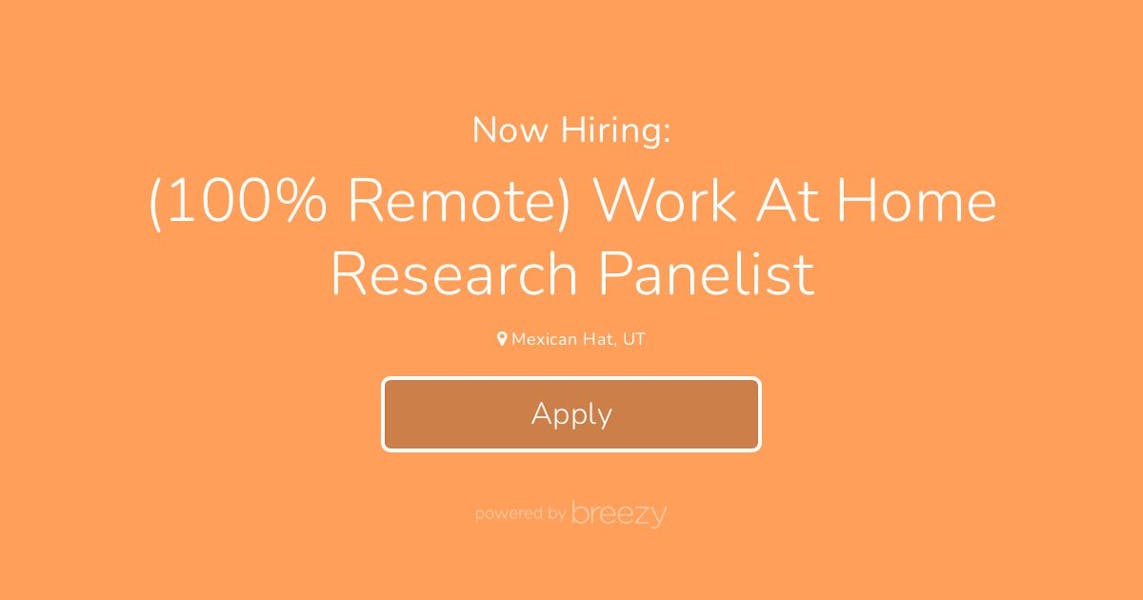 (100% Remote) Work At Home Research Panelist at FocusGroupPanel