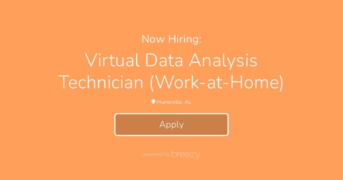 Virtual Data Analysis Technician Work At Home At Focusgrouppanel