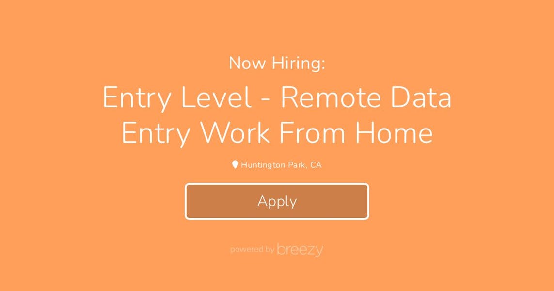 Entry Level - Remote Data Entry Work From Home at FocusGroupPanel