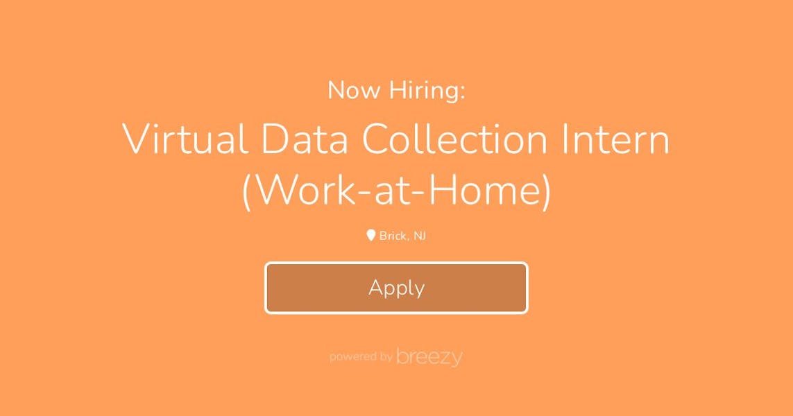 Virtual Data Collection Intern Work At Home At Focusgrouppanel