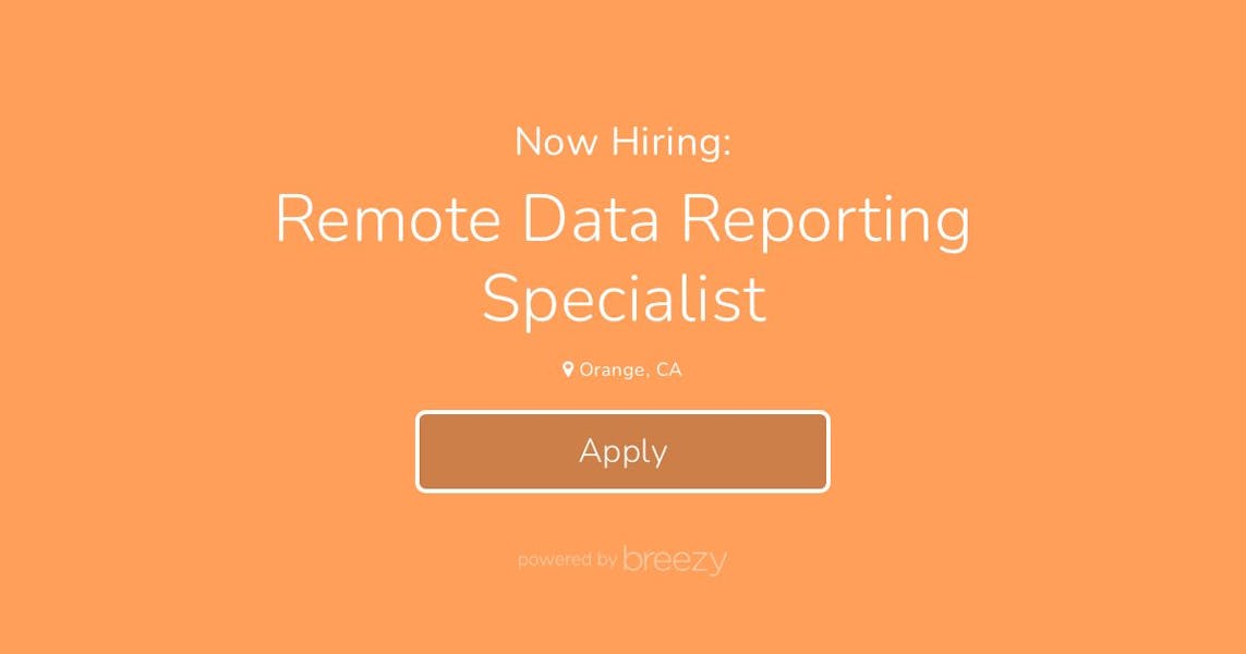 Remote Data Reporting Specialist At Focusgrouppanel