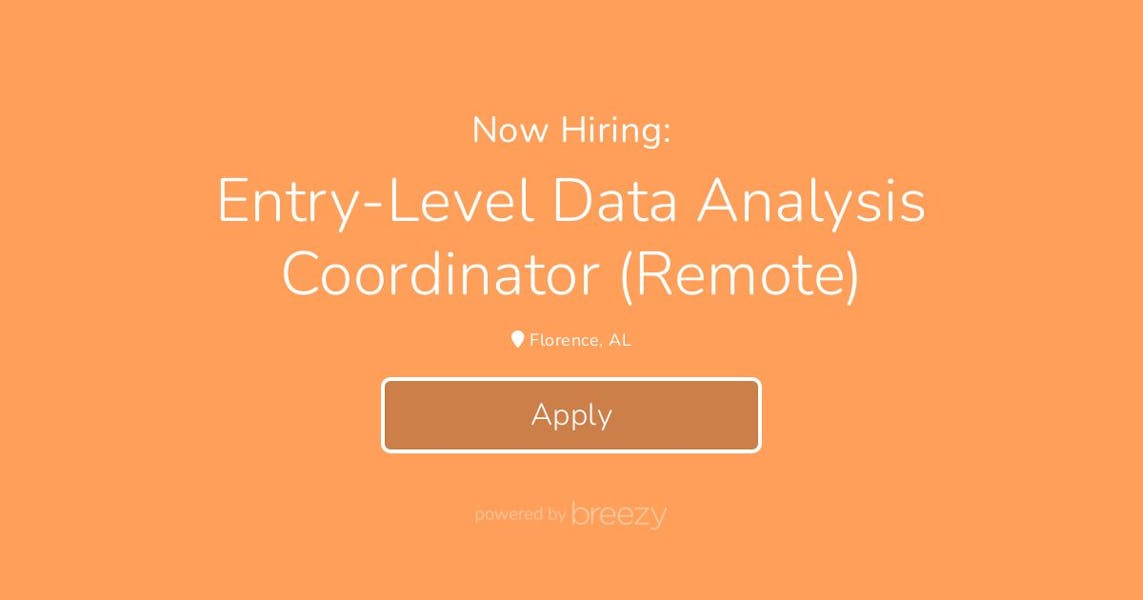 Entry Level Data Analysis Coordinator Remote At Focusgrouppanel