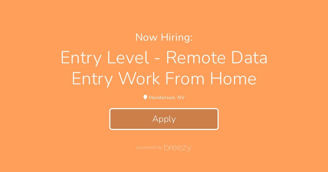 Entry Level Remote Data Entry Work From Home At Focusgrouppanel