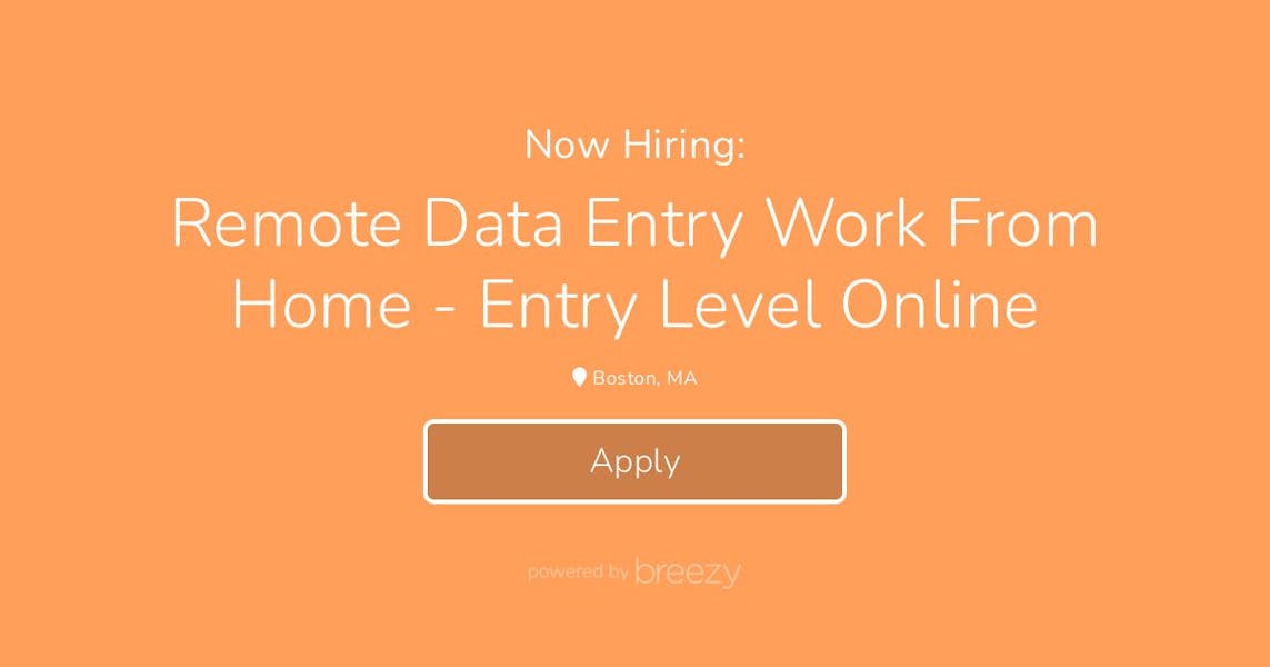 Remote Data Entry Work From Home Entry Level Online At Focusgrouppanel