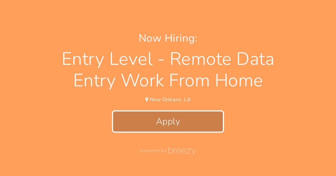 Entry Level Remote Data Entry Work From Home At Focusgrouppanel