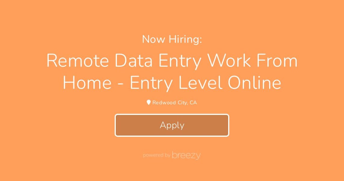 Remote Data Entry Work From Home Entry Level Online At Focusgrouppanel