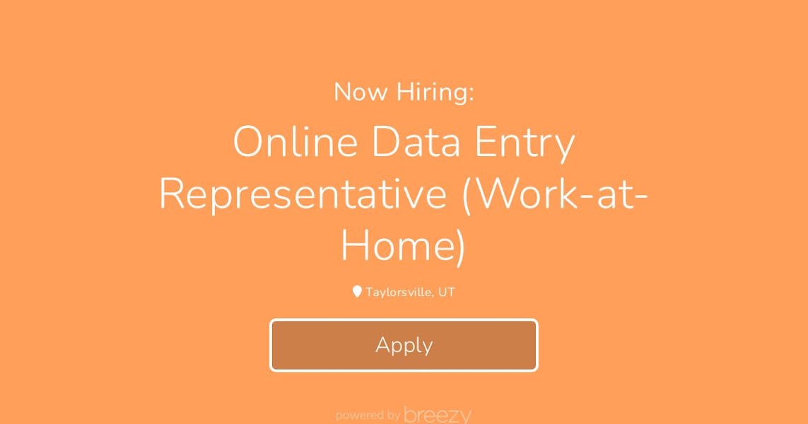 Online Data Entry Representative Work At Home At Focusgrouppanel