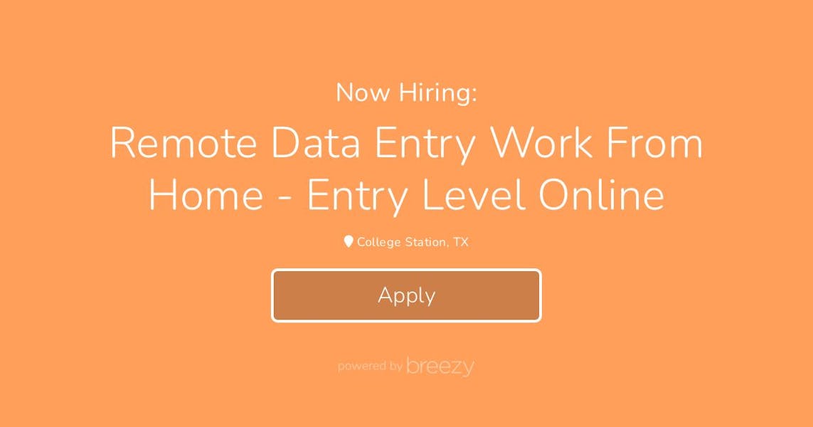 Remote Data Entry Work From Home - Entry Level Online at FocusGroupPanel