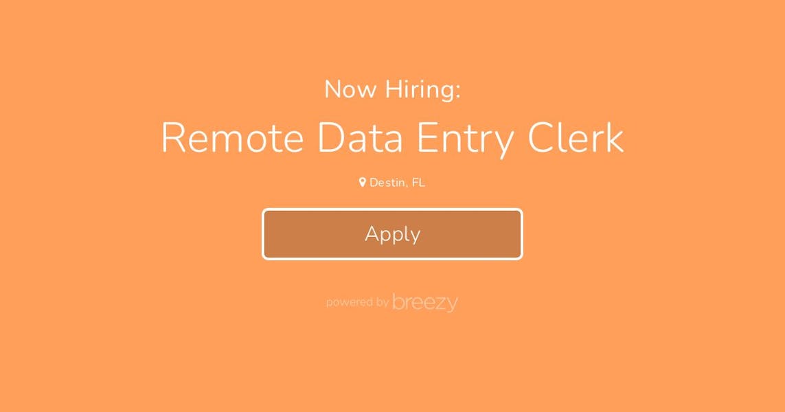 Remote Data Entry Clerk At Focusgrouppanel