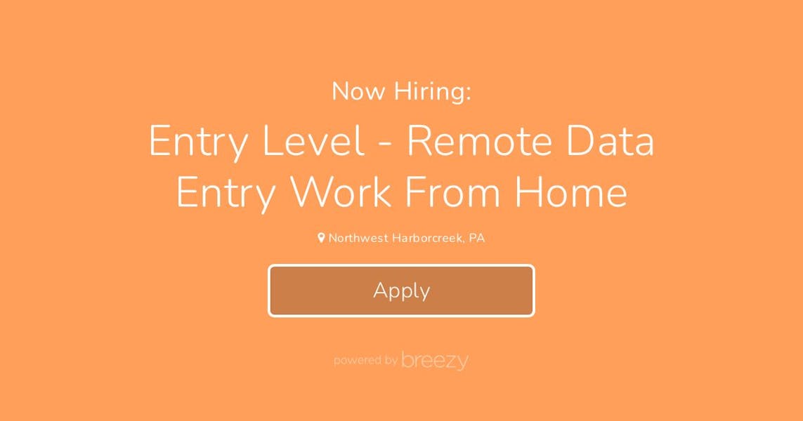 Entry Level Remote Data Entry Work From Home At Focusgrouppanel