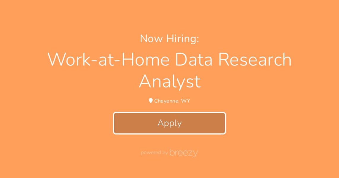 Work At Home Data Research Analyst At Focusgrouppanel