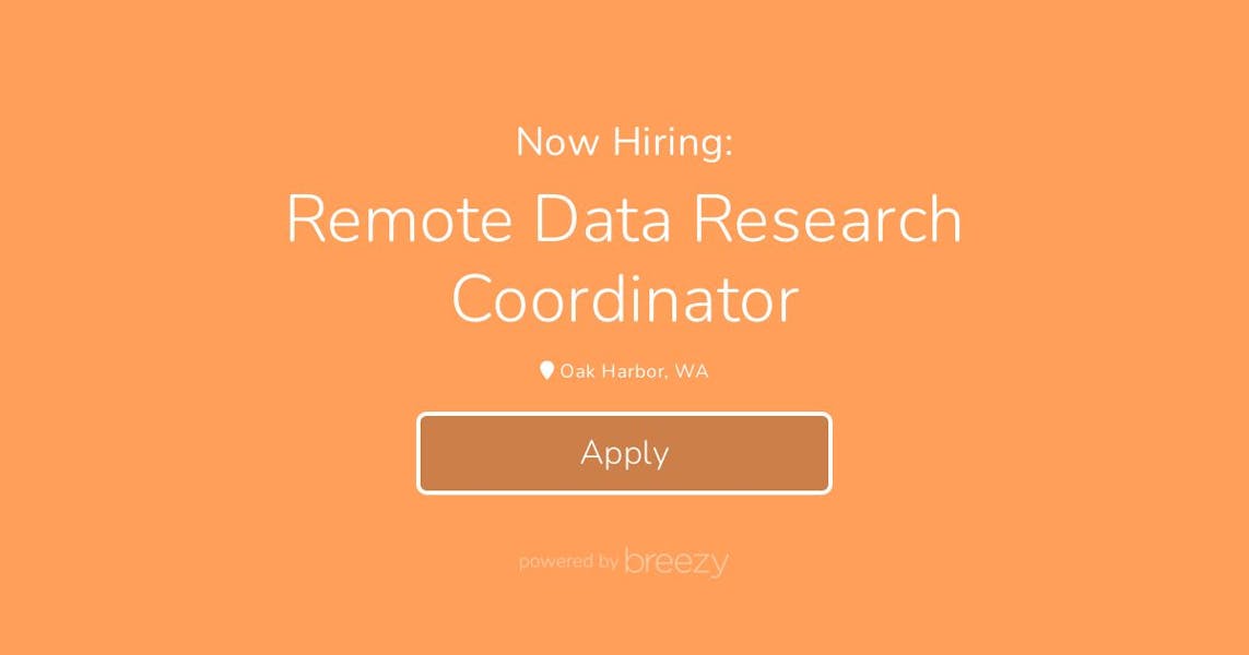 Remote Data Research Coordinator At Focusgrouppanel