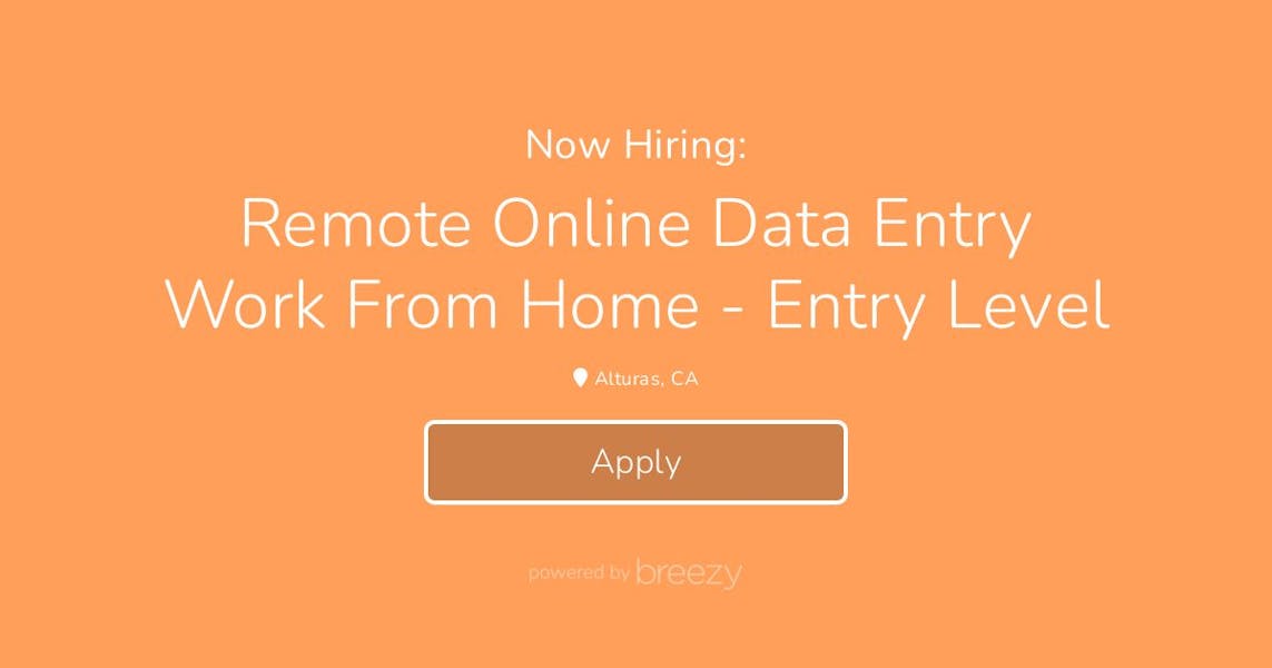 Remote Online Data Entry Work From Home Entry Level At Focusgrouppanel