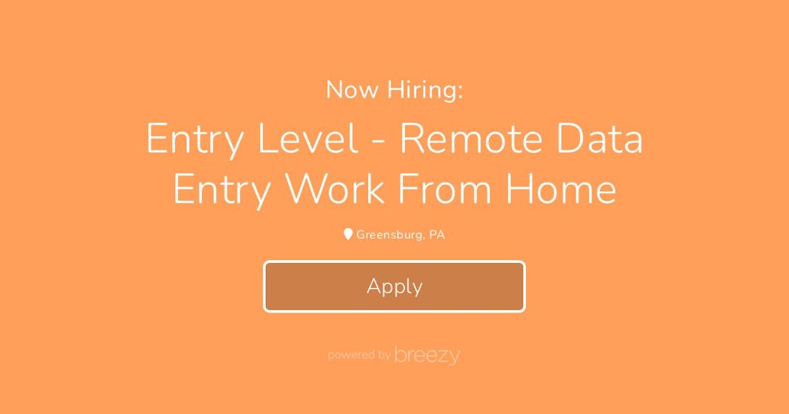 Entry Level Remote Data Entry Work From Home At Focusgrouppanel