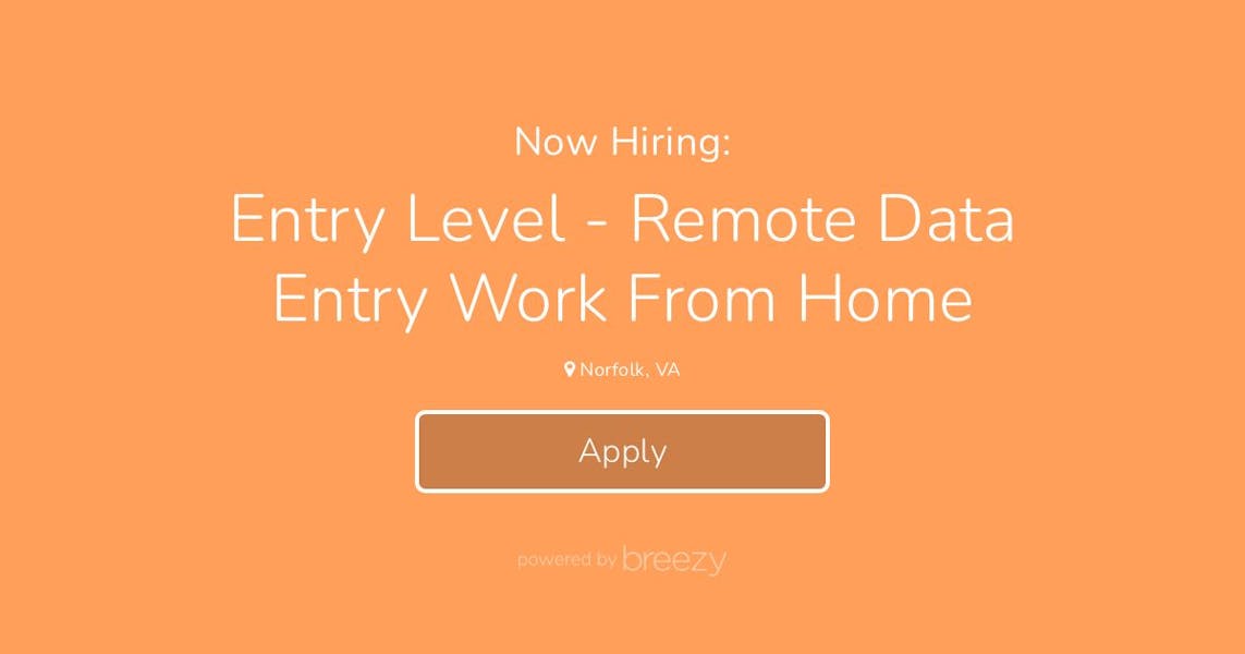 Entry Level Remote Data Entry Work From Home At Focusgrouppanel