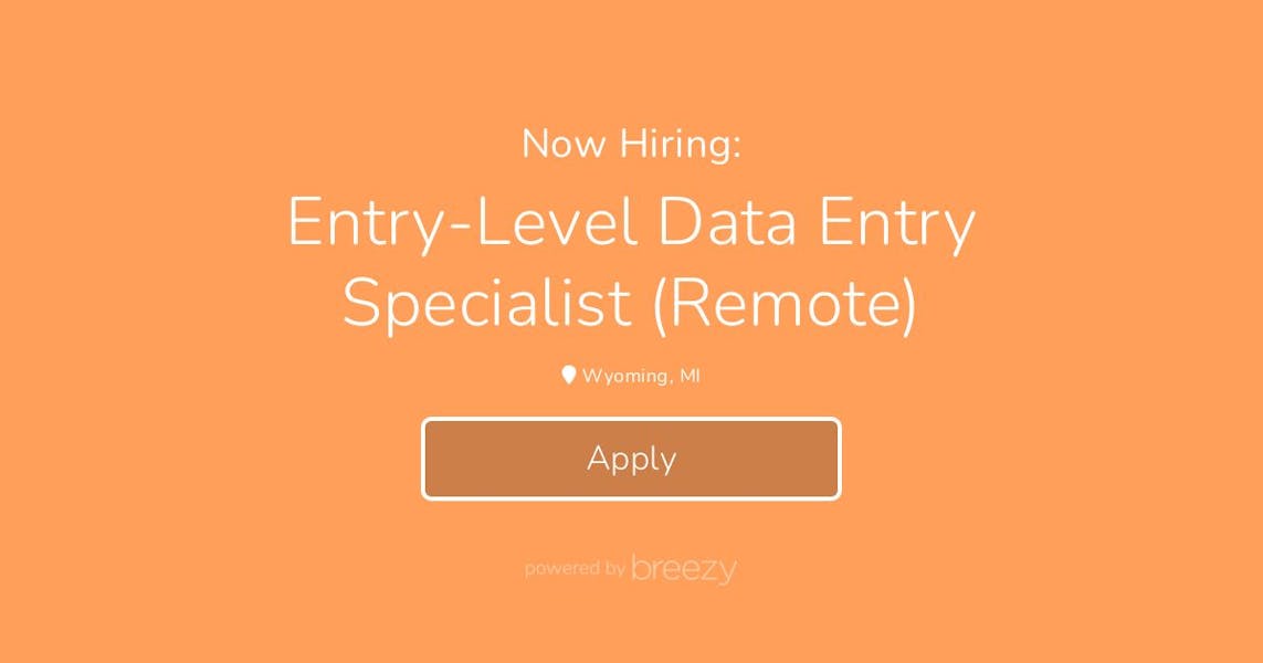 Entry Level Data Entry Specialist Remote At Focusgrouppanel