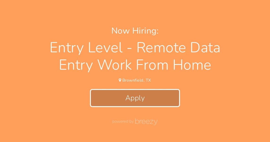 Entry Level Remote Data Entry Work From Home At Focusgrouppanel