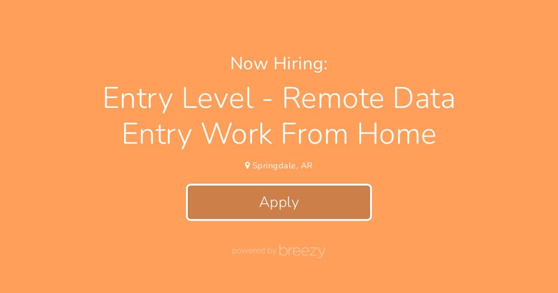 Entry Level Remote Data Entry Work From Home At Focusgrouppanel