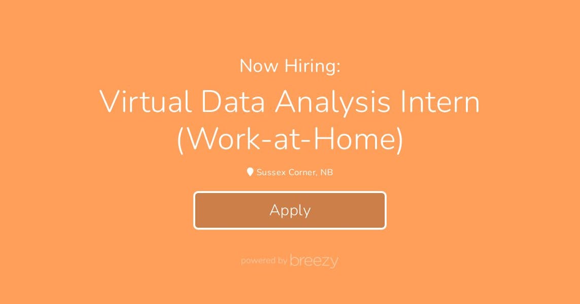 Virtual Data Analysis Intern Work At Home At Focusgrouppanel