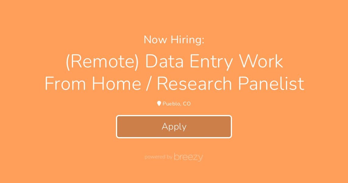 Remote Data Entry Work From Home Research Panelist At Focusgrouppanel
