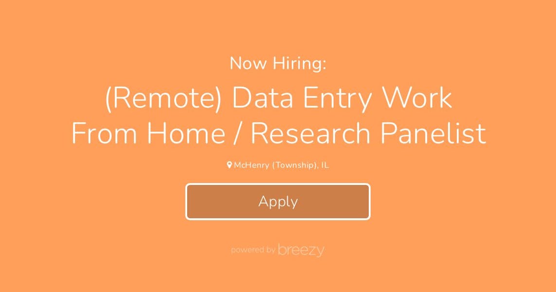 Remote Data Entry Work From Home Research Panelist At Focusgrouppanel