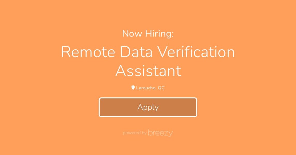 Remote Data Verification Assistant At Focusgrouppanel