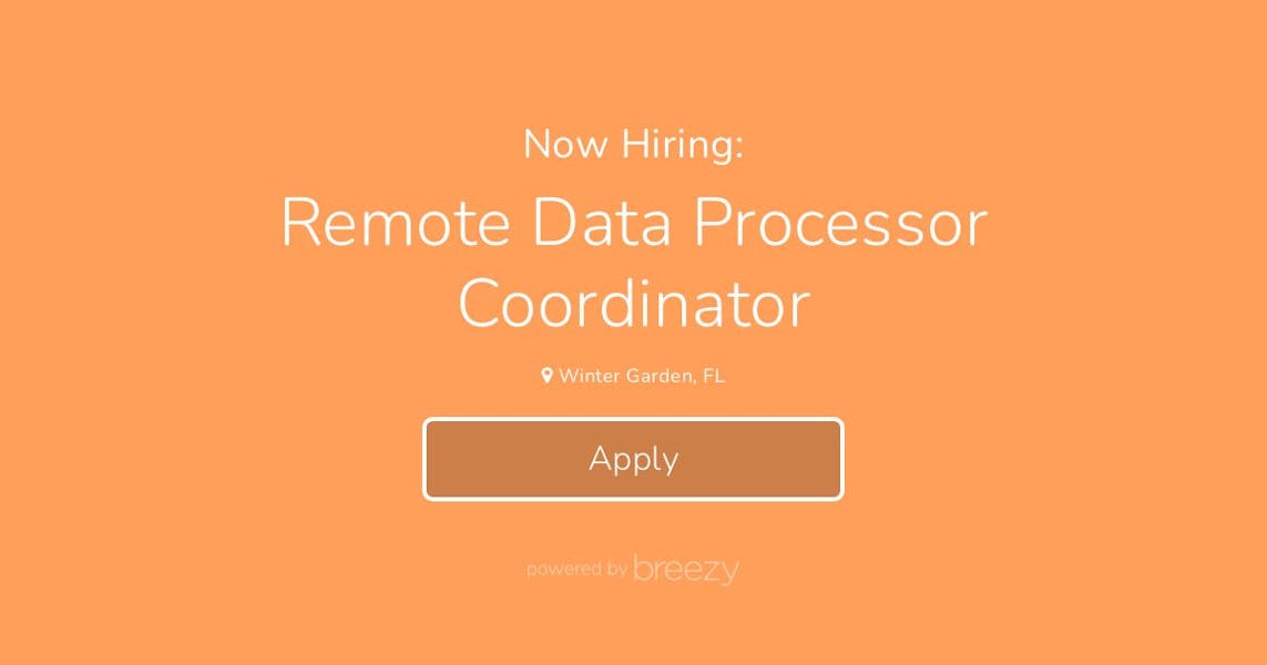 Remote Data Processor Coordinator At Focusgrouppanel