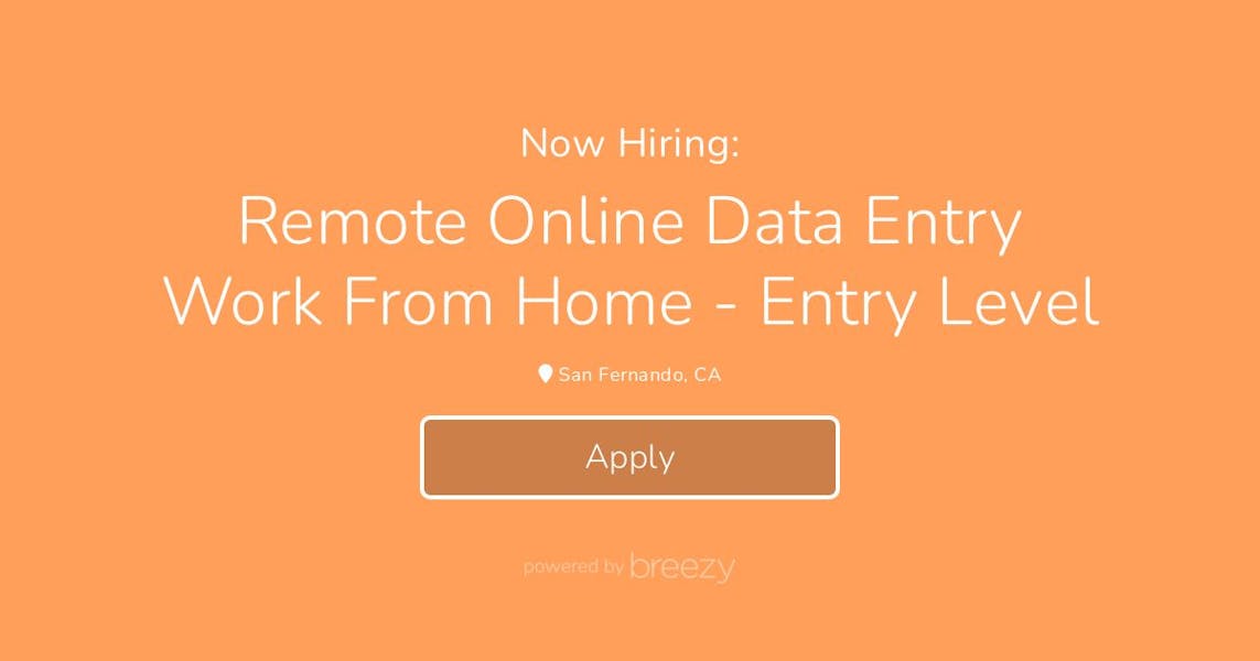 Remote Online Data Entry Work From Home - Entry Level at FocusGroupPanel