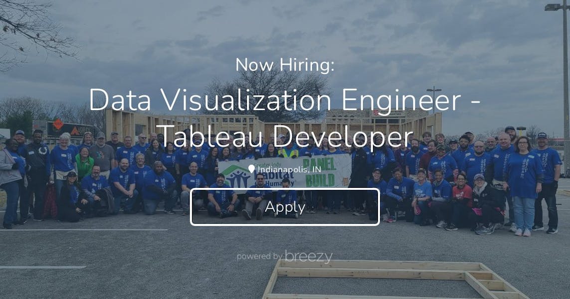 Data Visualization Engineer - Tableau Developer at Moser Consulting