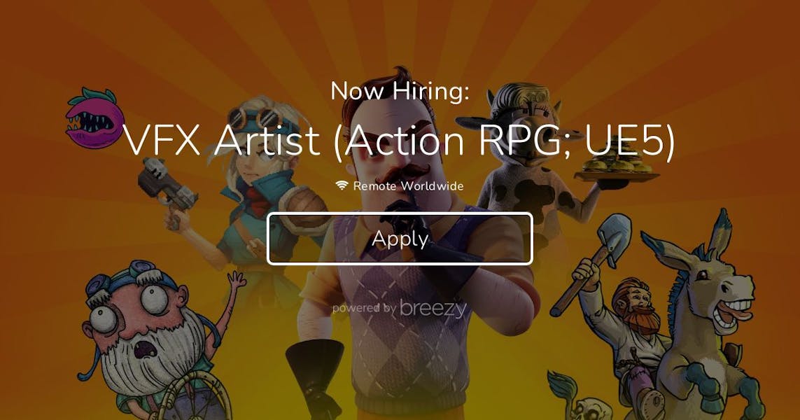 VFX Artist (Action RPG; UE5) at tinyBuild