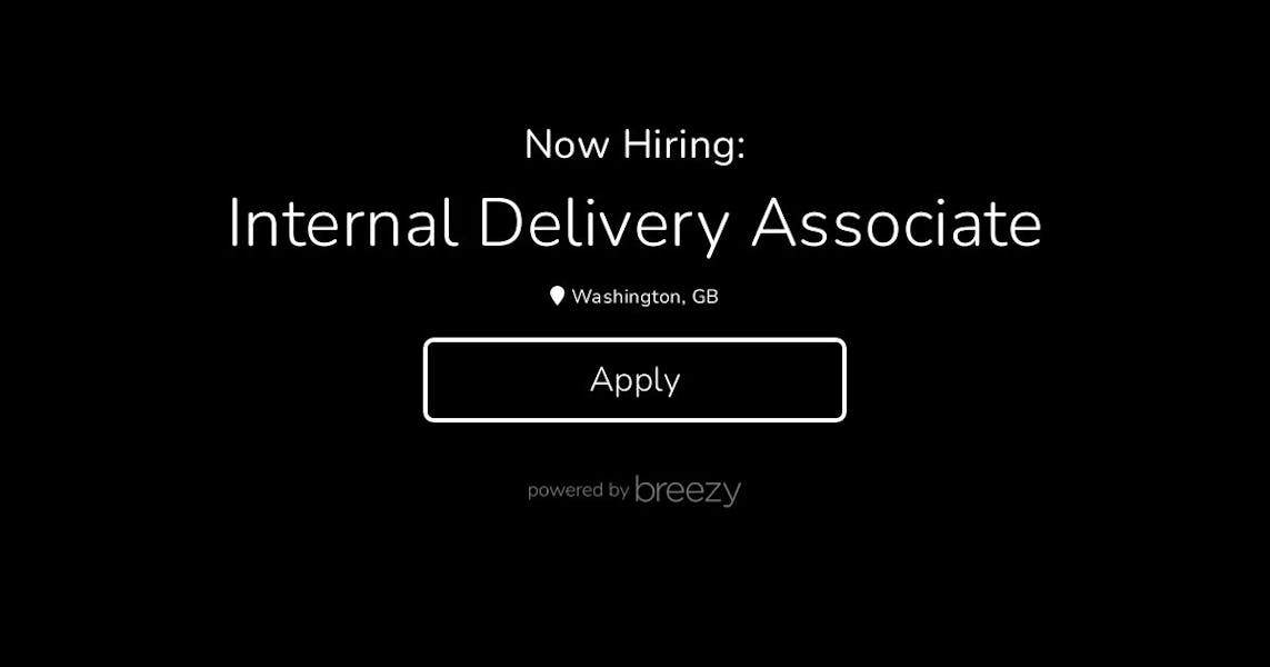 Internal Delivery Associate at END