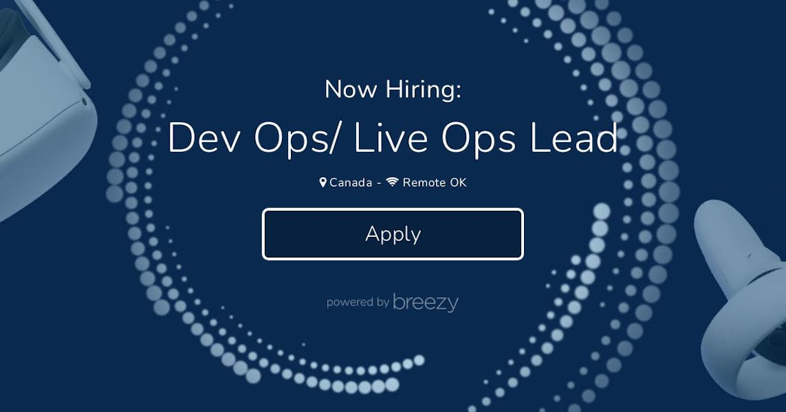 Dev Ops/ Live Ops Lead at Lucky VR