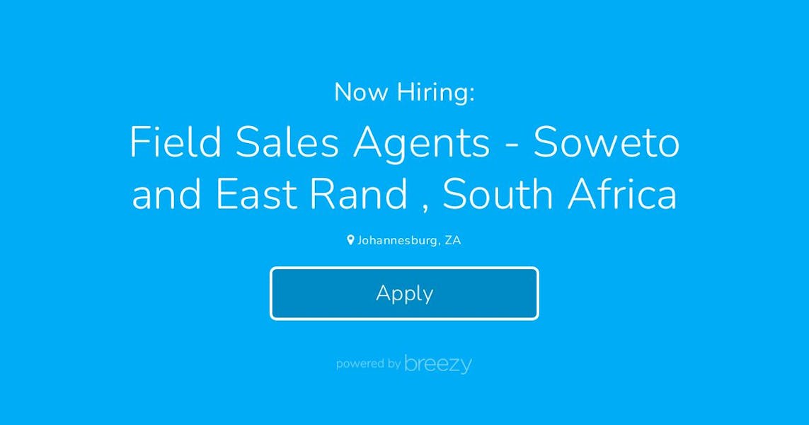 Field Sales Agents Soweto And East Rand South Africa At Jabu field-sales-agents-soweto-and-east-rand-south-africa-at-jabu