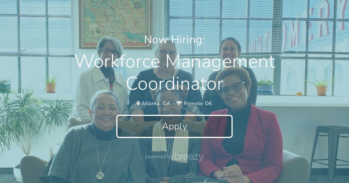 Workforce Management Coordinator at AdNet AccountNet, Inc.