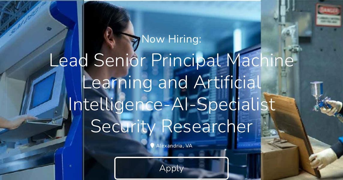 Lead Senior Principal Machine Learning And Artificial Intelligence Ai