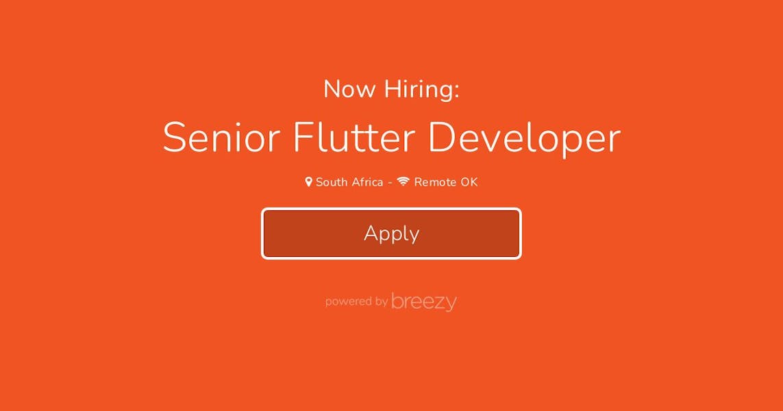 Senior Flutter Developer at Mukuru