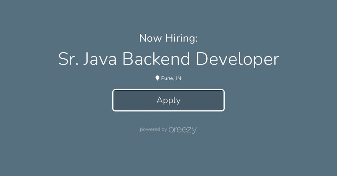 Sr Java Backend Developer 0588