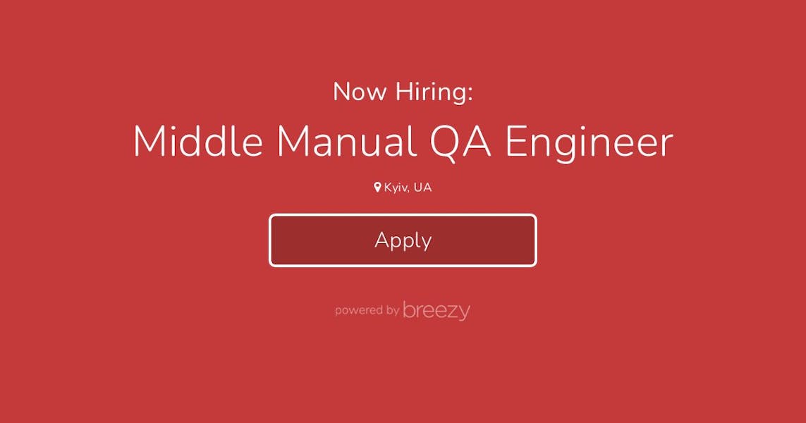 Middle Manual QA Engineer at BetterMe