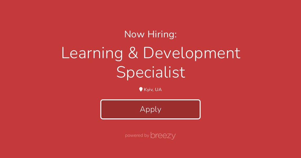 Learning & Development Coordinator at BetterMe