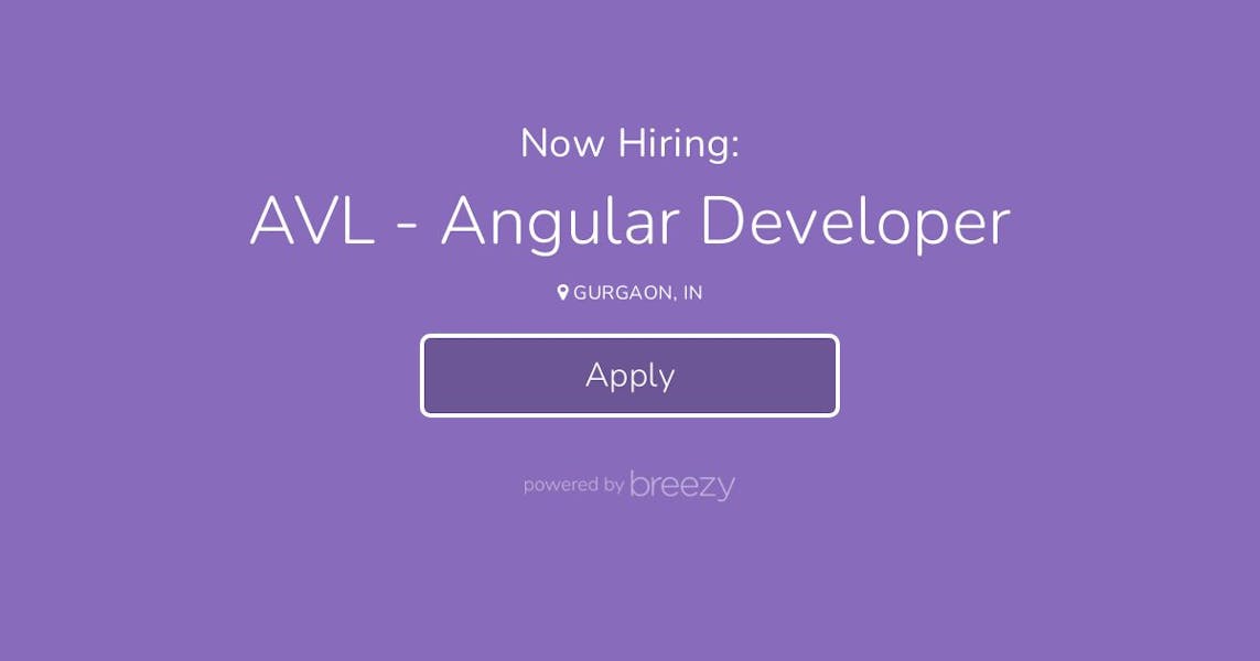 AVL - Angular Developer at Nexthire