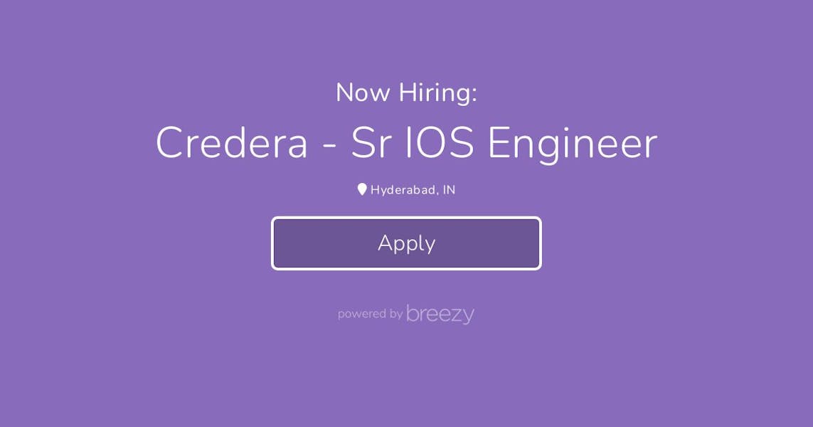 Credera - Sr IOS Engineer at Nexthire