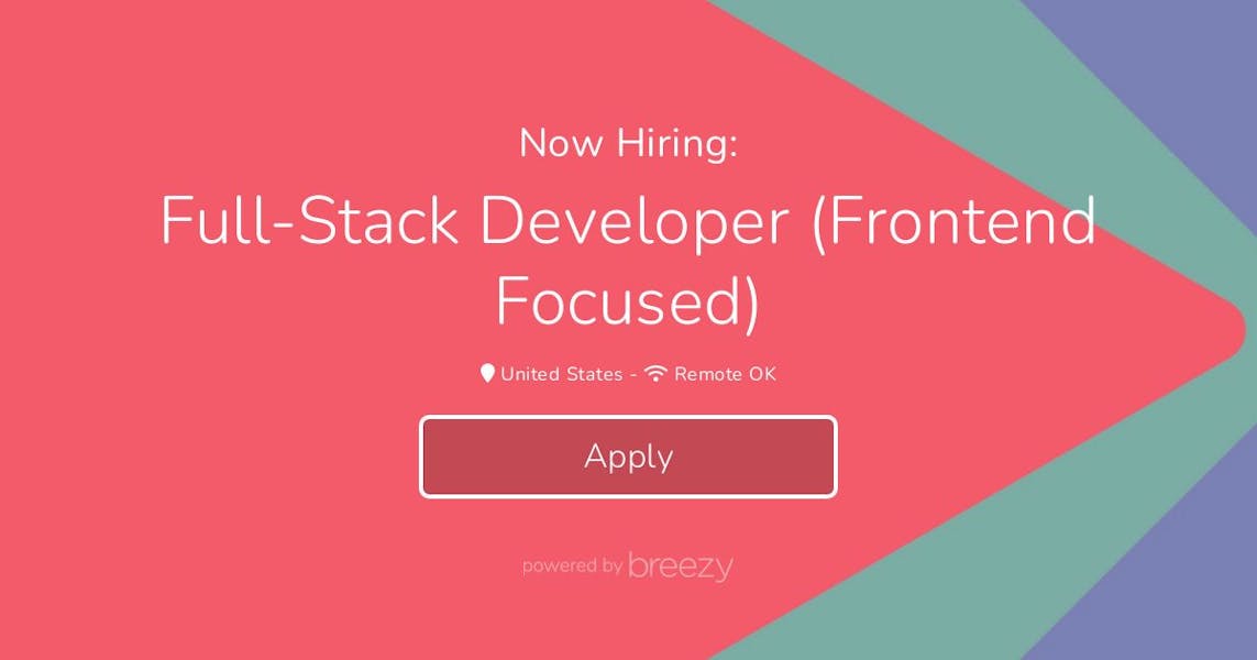 Full Stack Developer Frontend Focused At Savas Labs