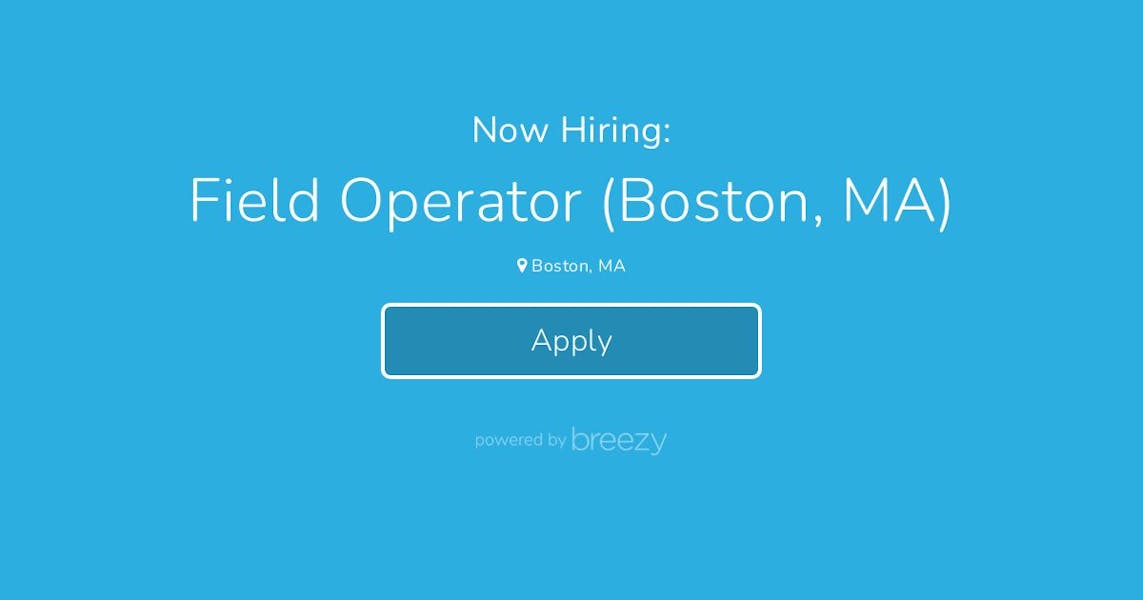 Field Operator (Boston, MA) at Bear Robotics