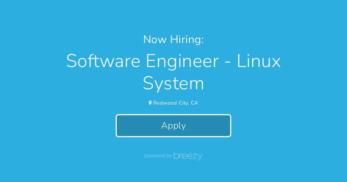 Software Engineer - Linux System at Bear Robotics